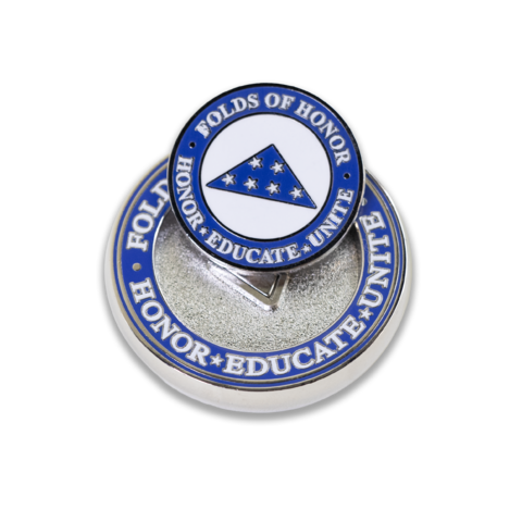 Ahead Large Coin with 2 Sided Ball Marker – Folds of Honor