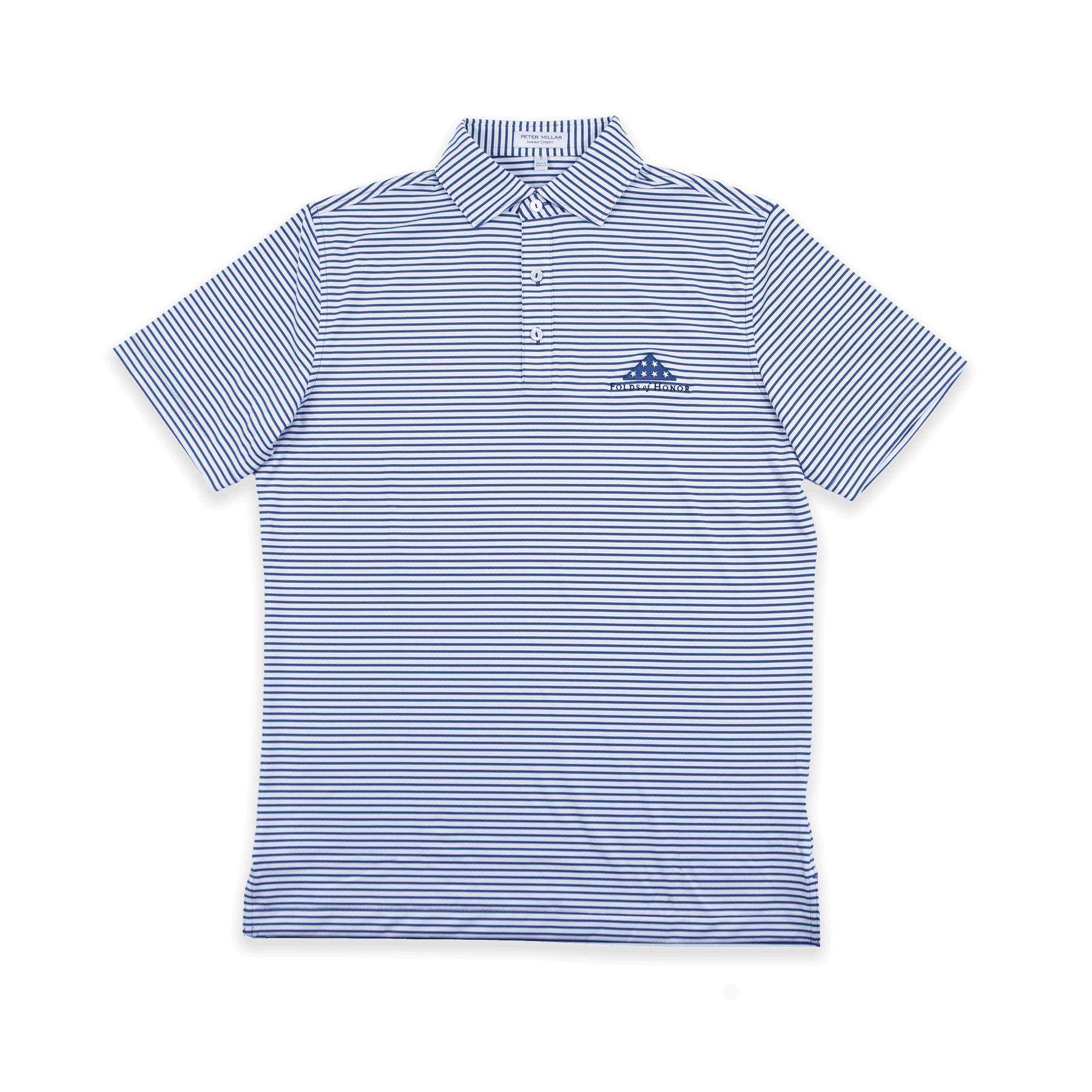 Peter Millar Culver Performance Polo - Sports Navy – Folds of Honor