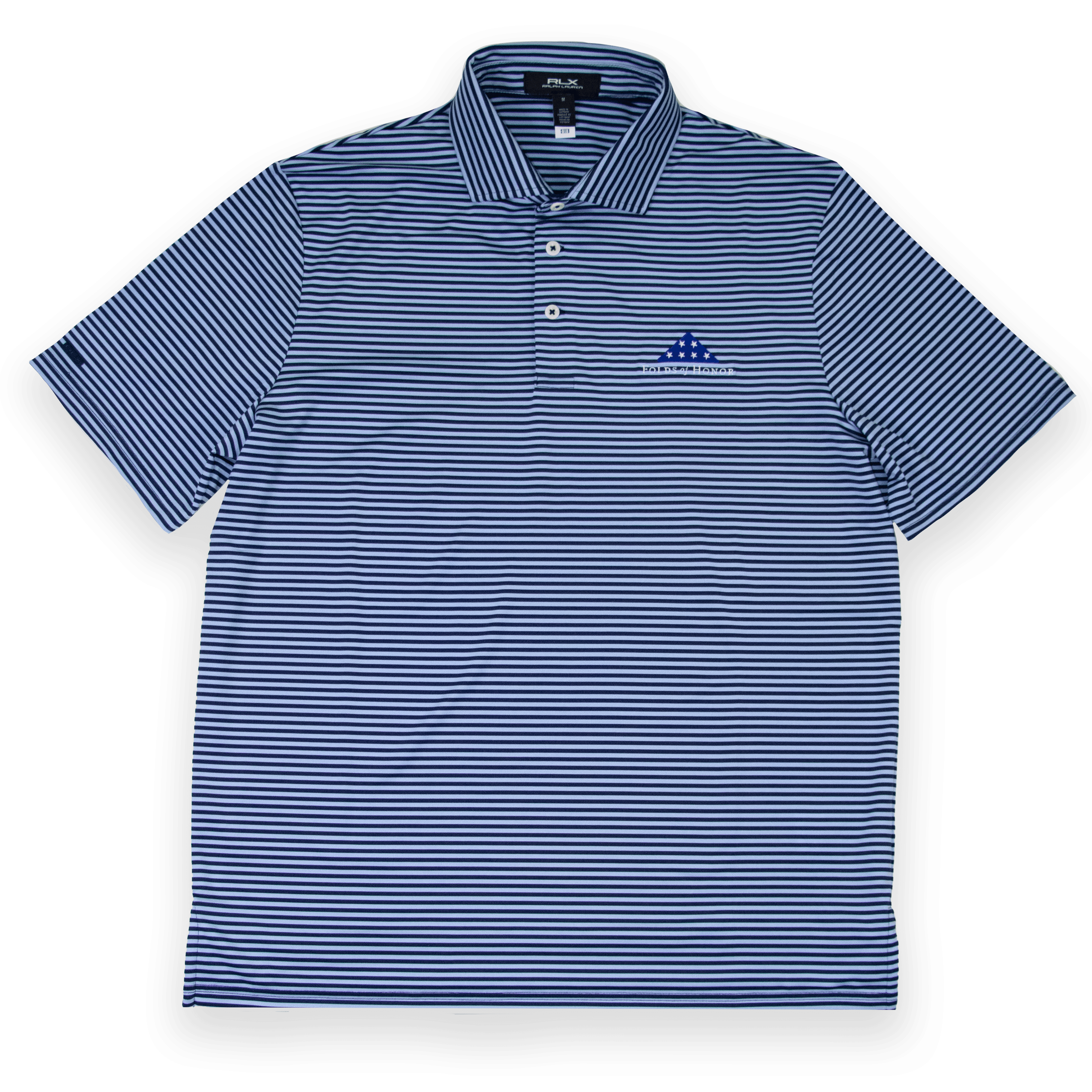 Ralph Lauren RLX Airflow Jersey Polo - Blue Striped – Folds of Honor
